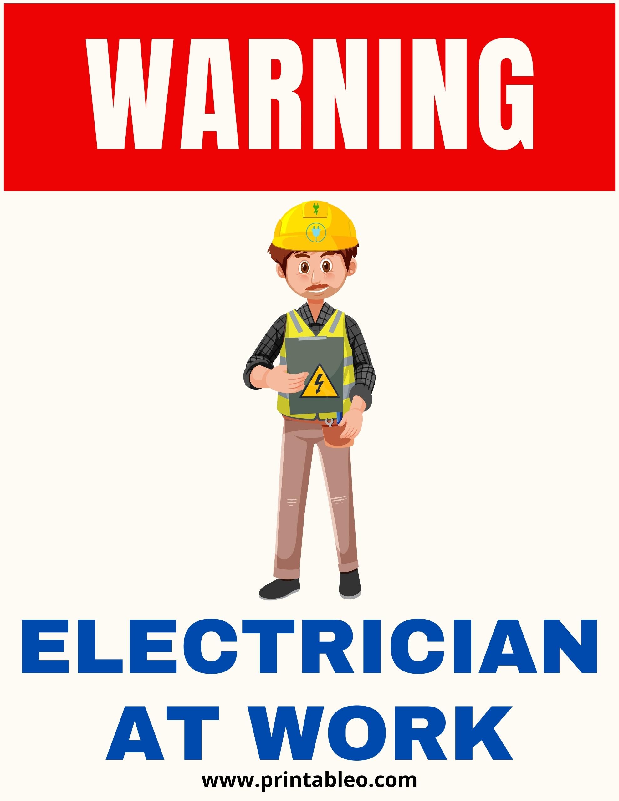 33+At Work Signs (Men, Women, Funny PDF) - Printableo.Com