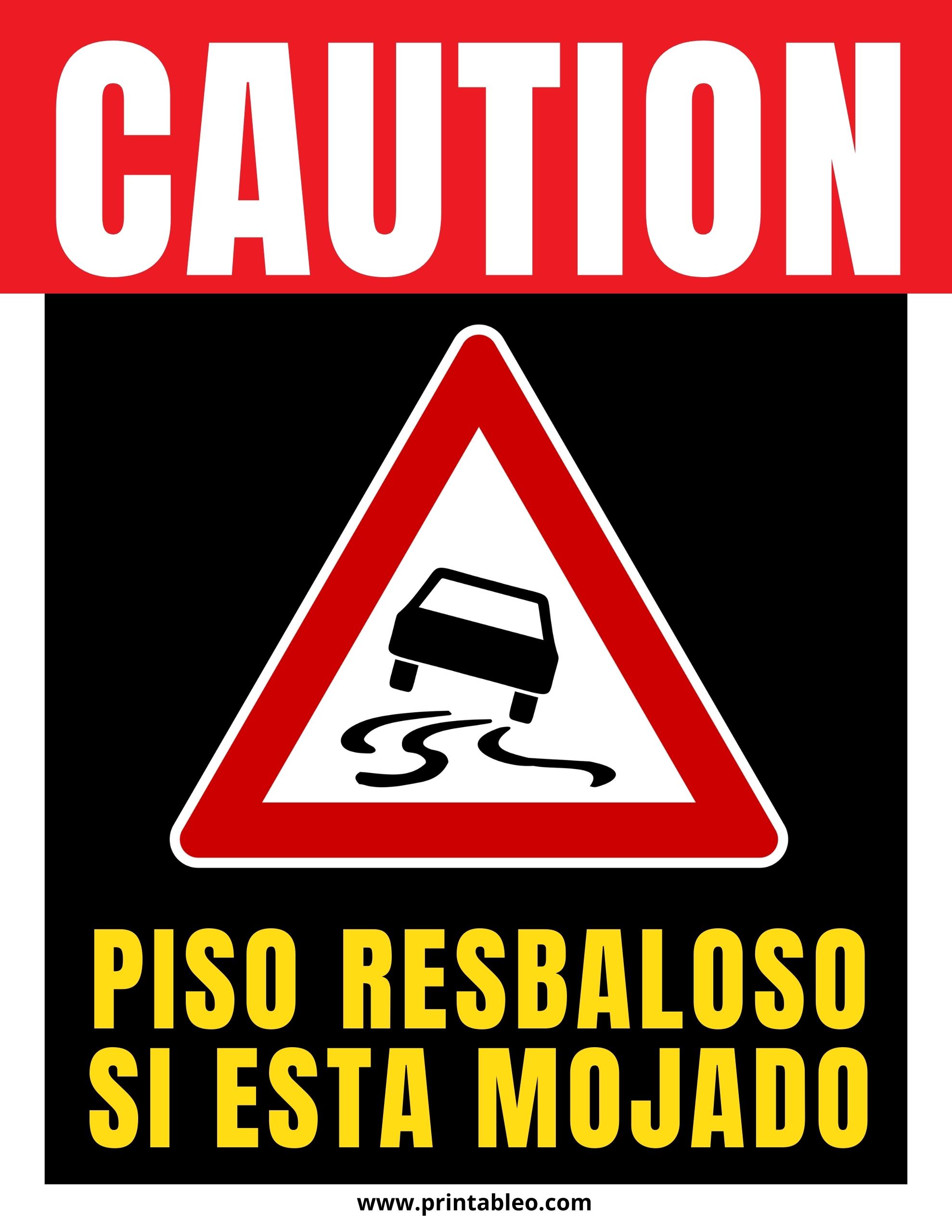 46+Slippery When Wet Signs | Download FREE Printable PDFs