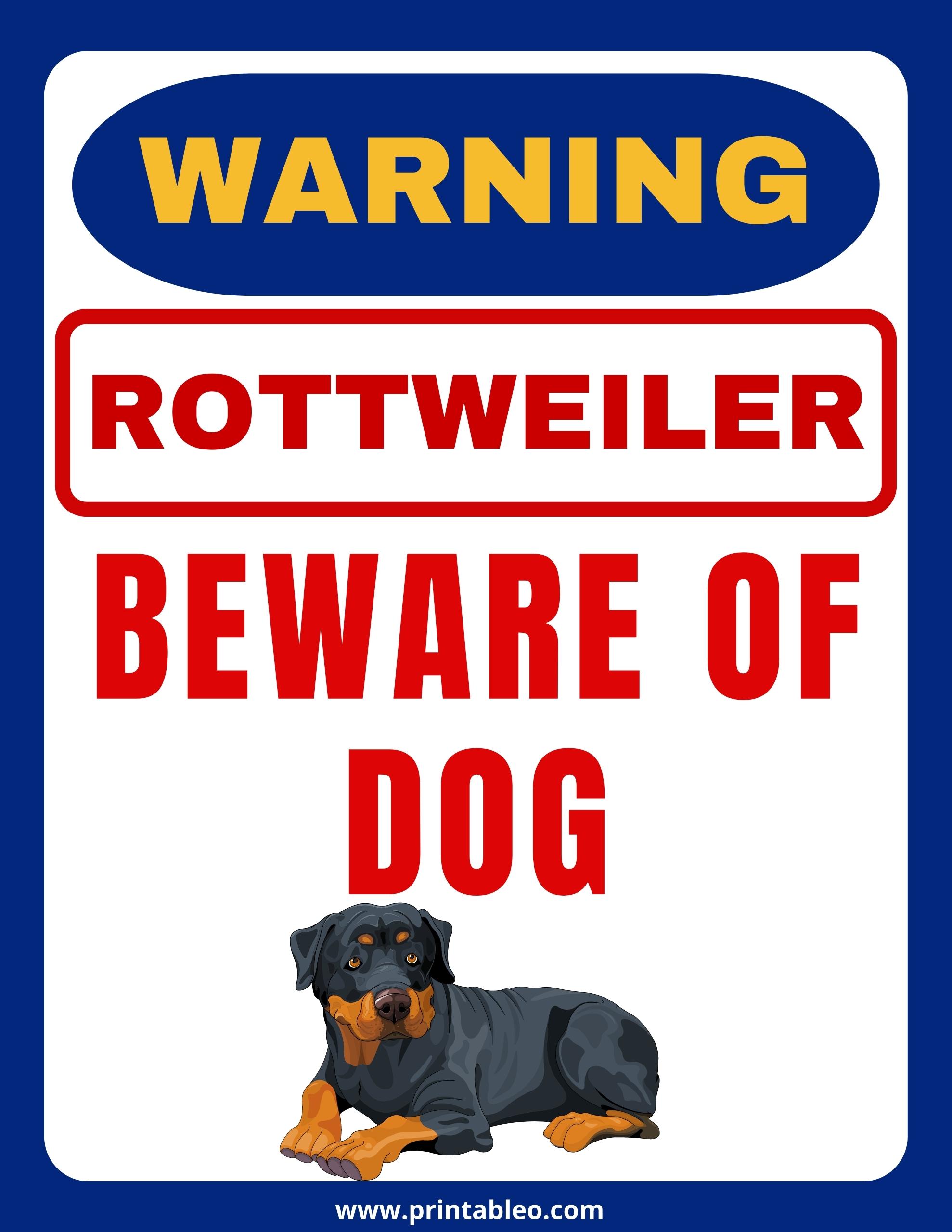 35+ Beware Of Dog Signs | Download Free Pintables