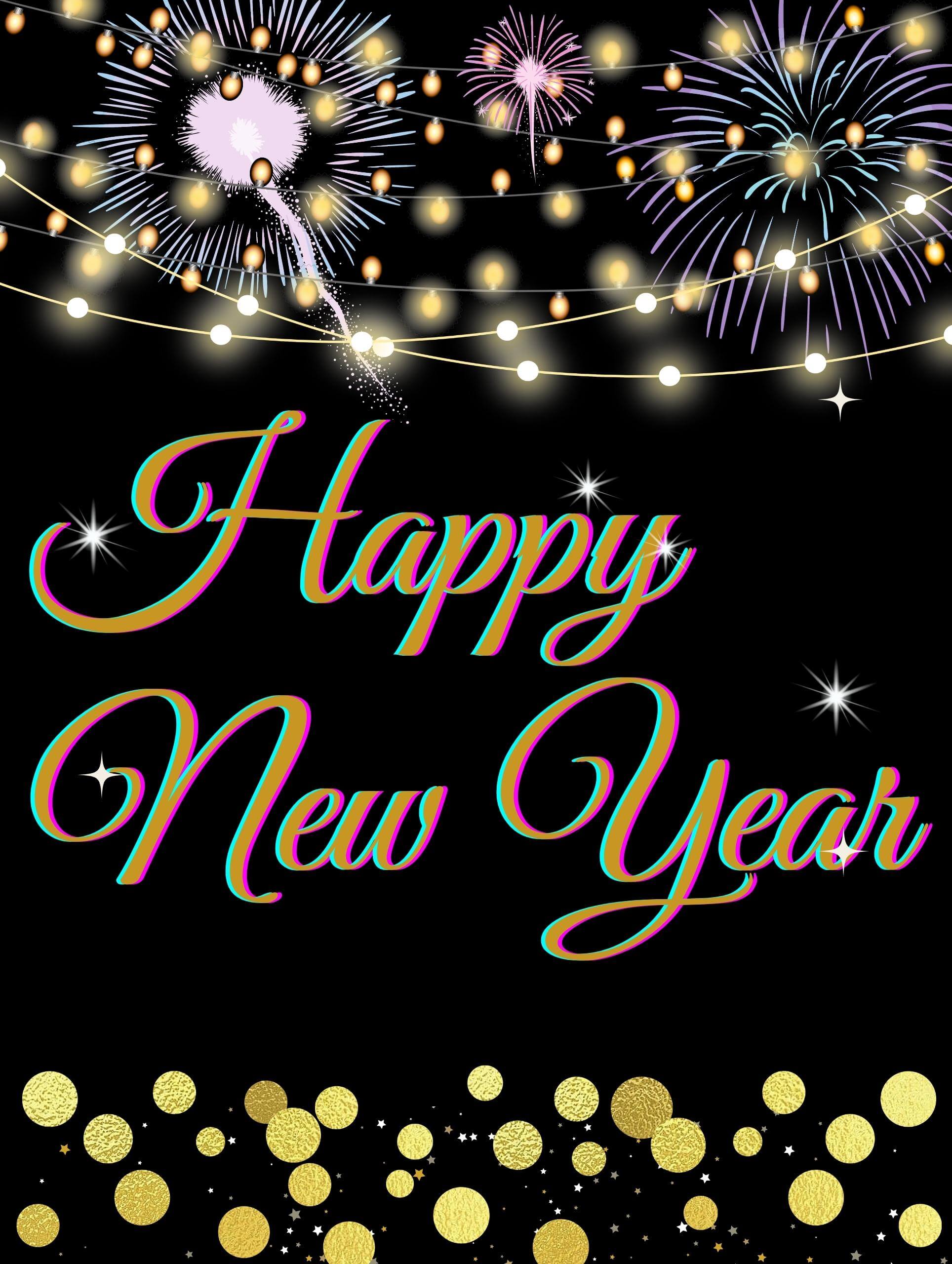 47+ Printable Happy New Year Sign /New Year's Day Sign