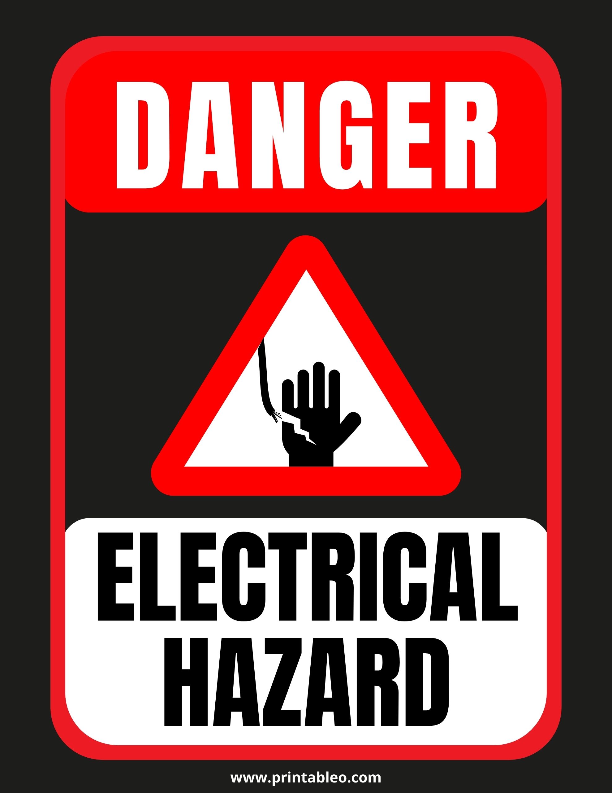 22+ Electrical Hazard Sign | Download FREE Printable PDFs.