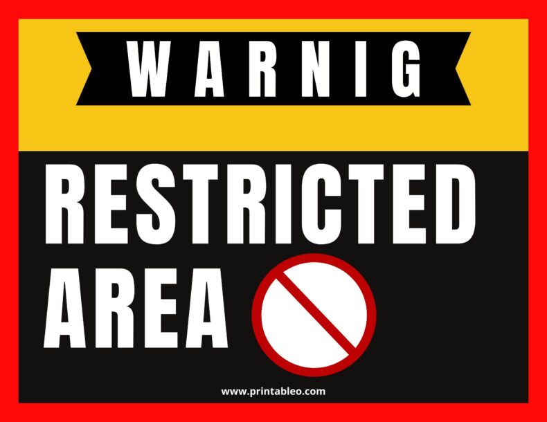 20+ Printable Warning Safety Sign | FREE PDF