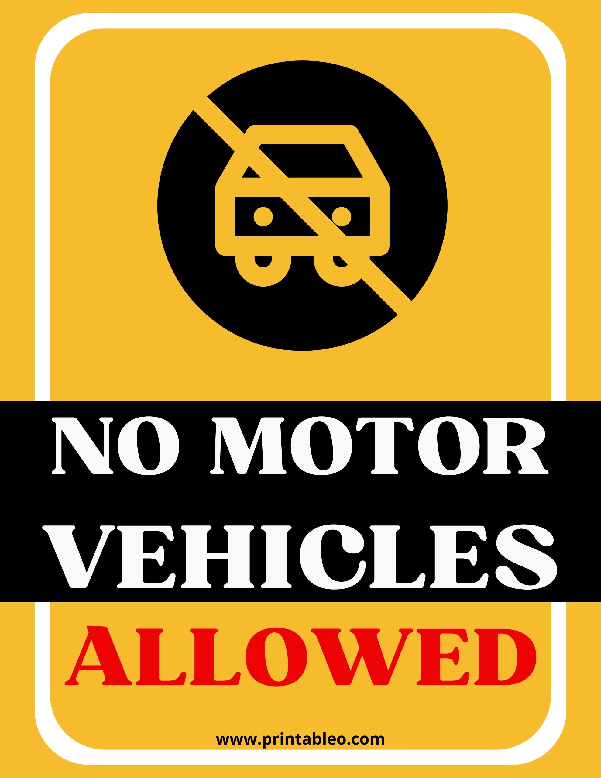 179+ Not Allowed Signs | Free Printable PDFs - Printableo.Com