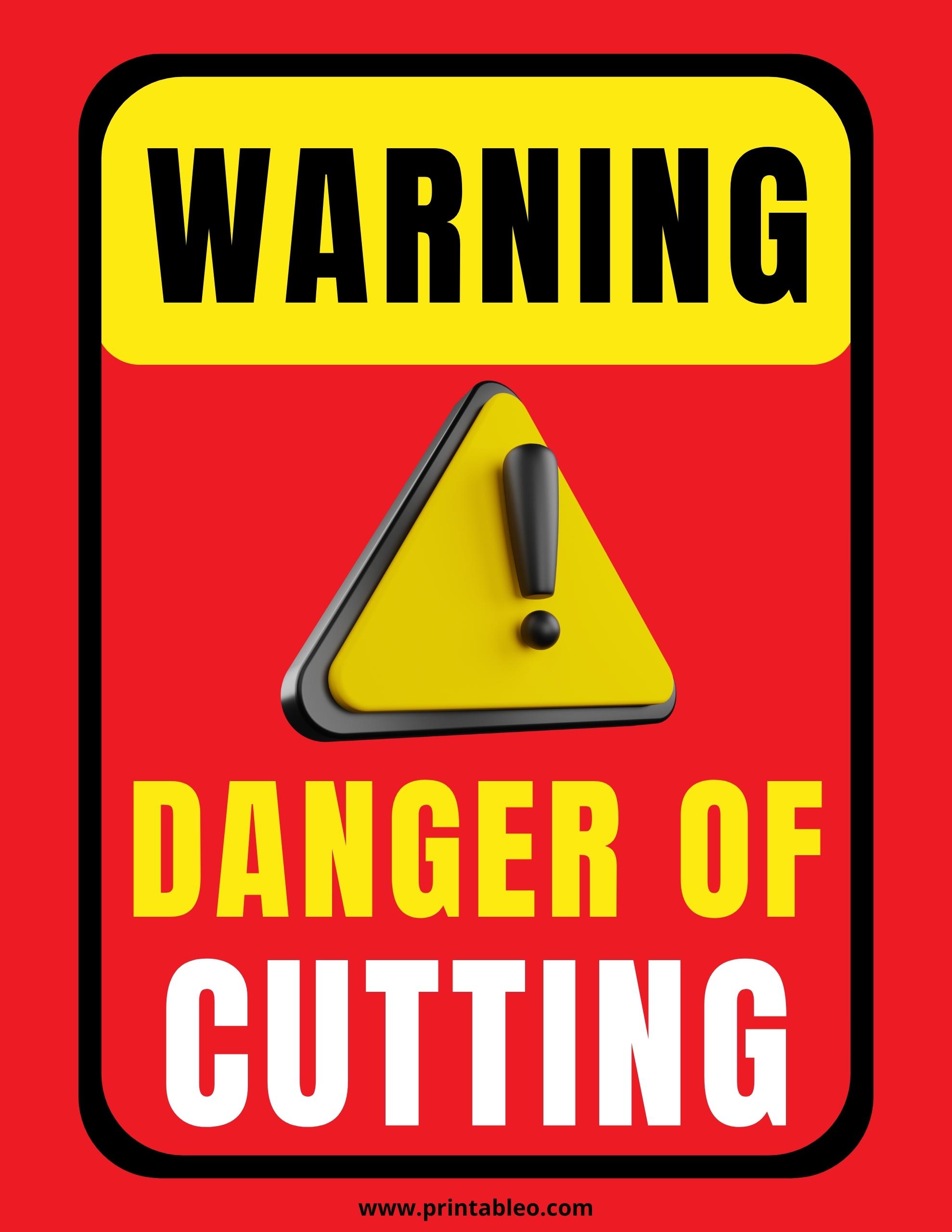 20+ Printable Warning Safety Sign | FREE PDF