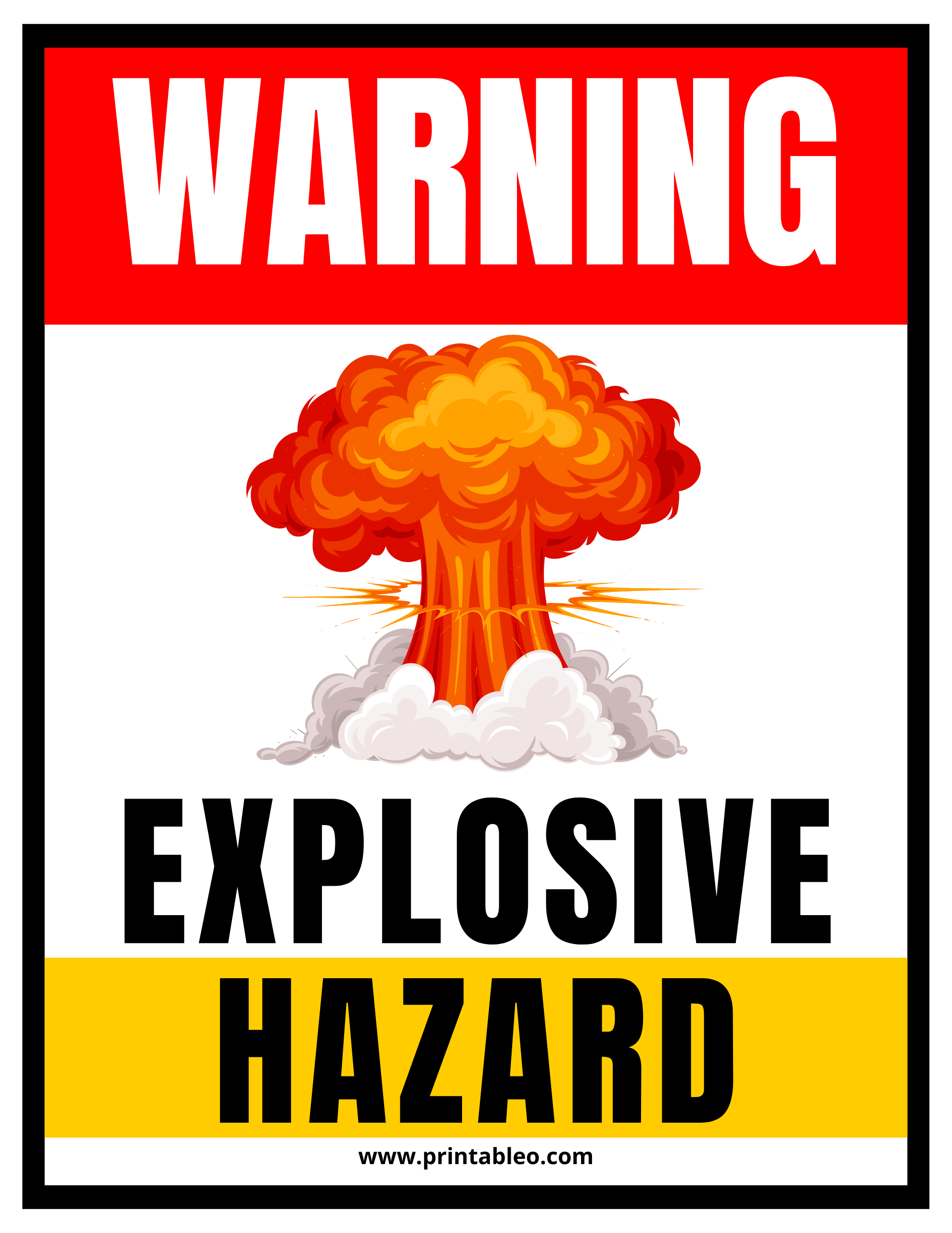 20+ Printable Warning Safety Sign | FREE PDF