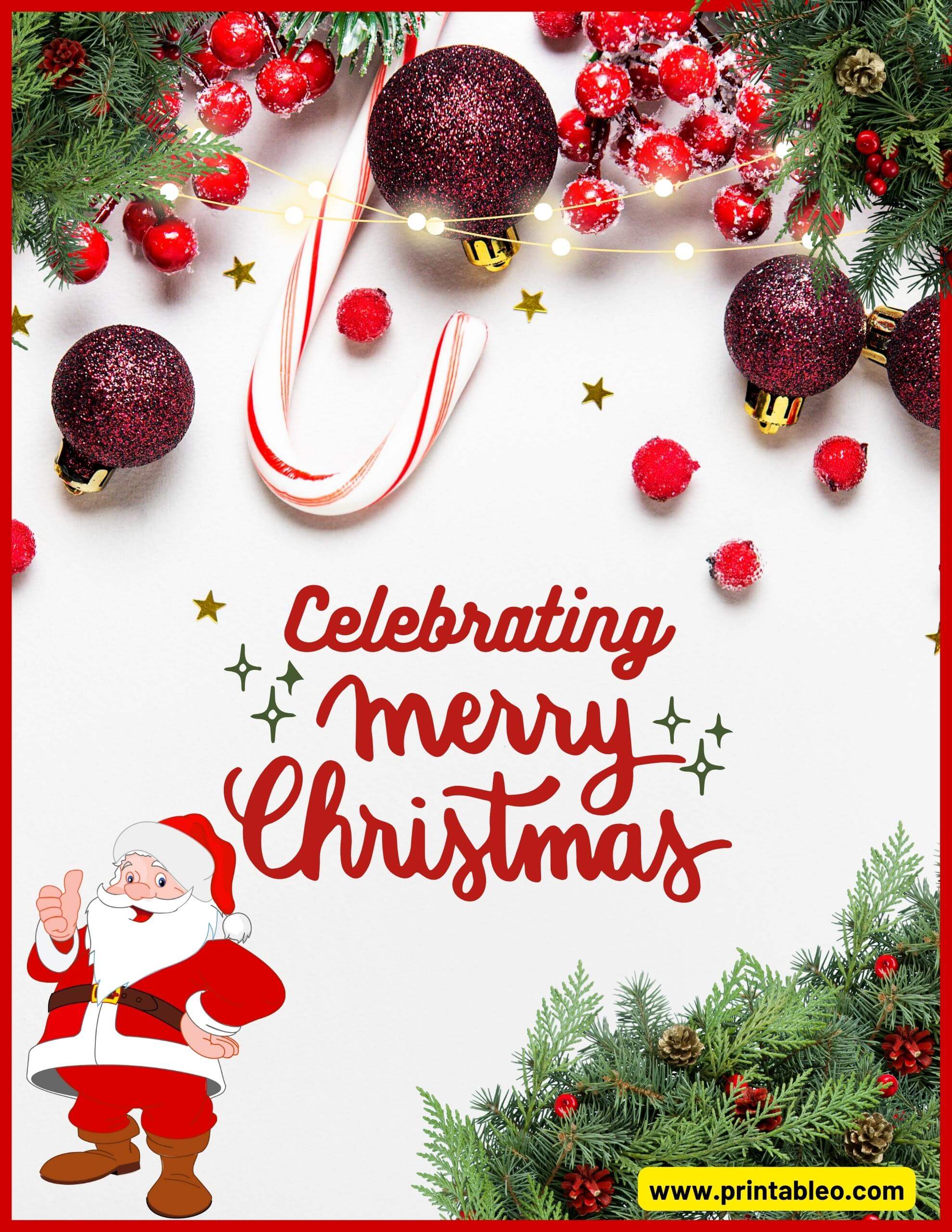 385+Printable Holiday Signs (Christmas/ New Year Sign)