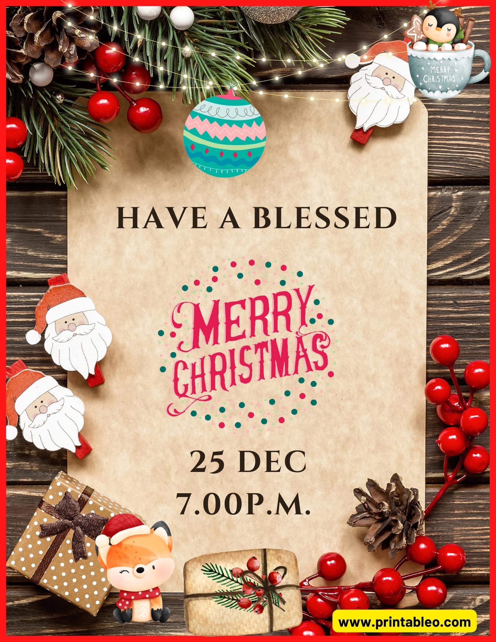 30+ Christmas Signs (Happy/Closed/Open/Sale Sign)