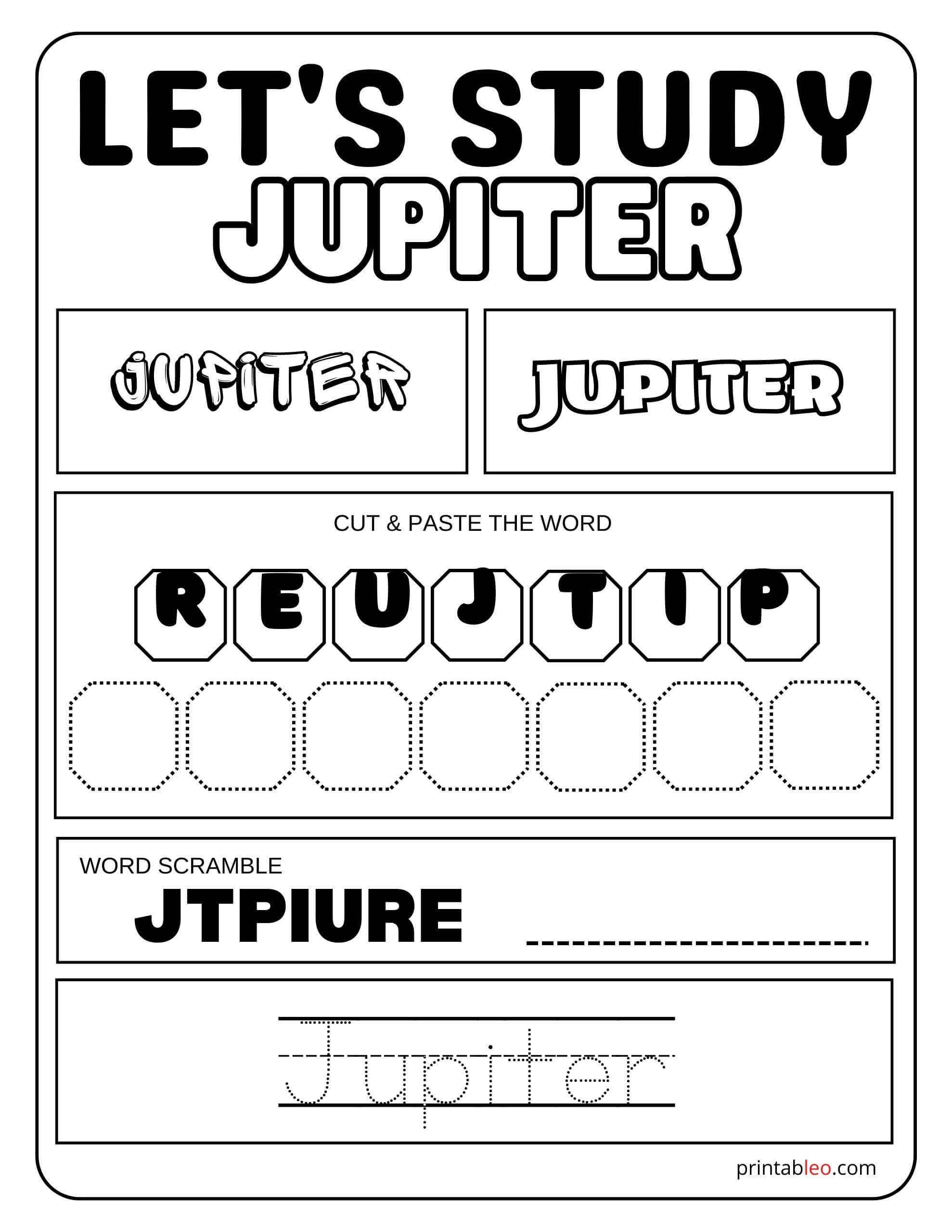 40+ Planets Handwriting Worksheets - Printableo.Com