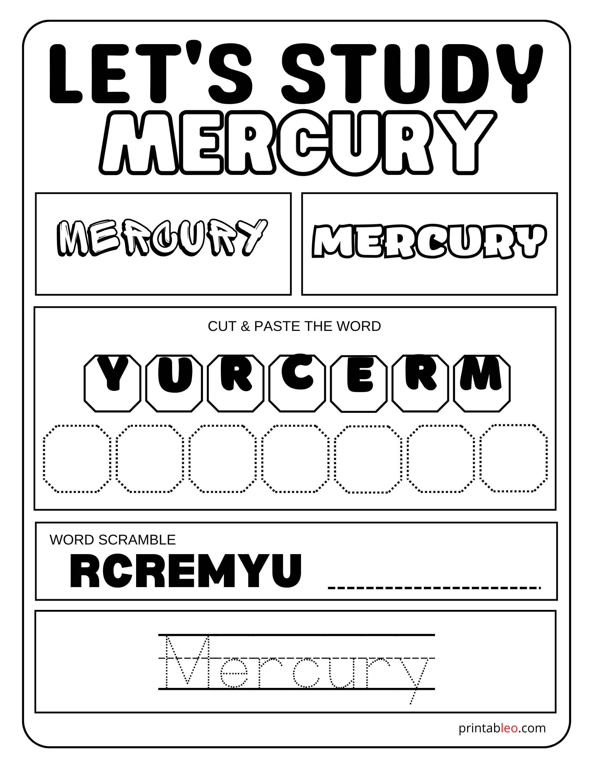 40+ Planets Handwriting Worksheets - Printableo.Com