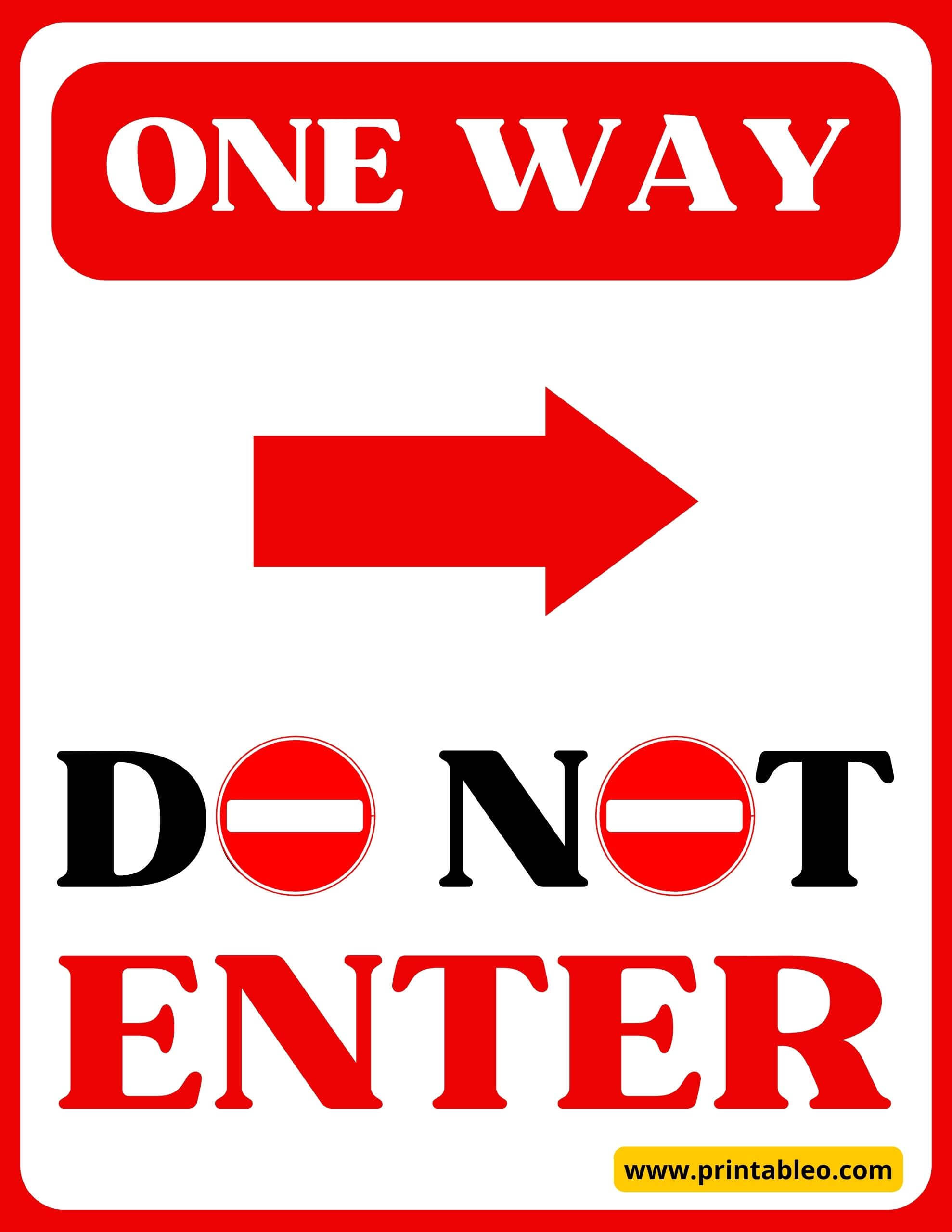 78+ Printable Do Not Enter Sign - Printableo.Com