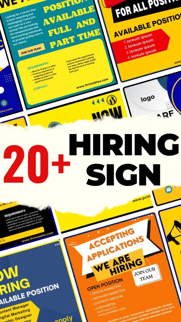 Free Printable Sign Templates | Printableo.com