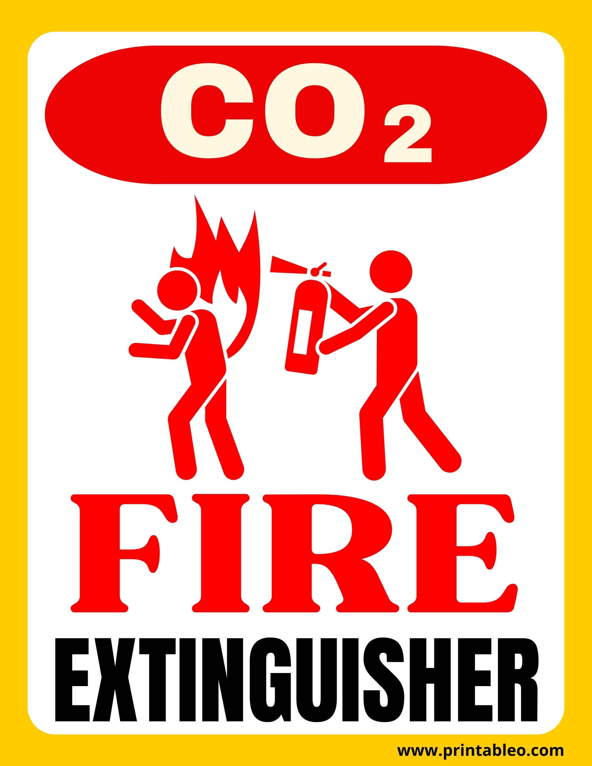 23+ Fire Extinguisher Signs - Printableo.Com