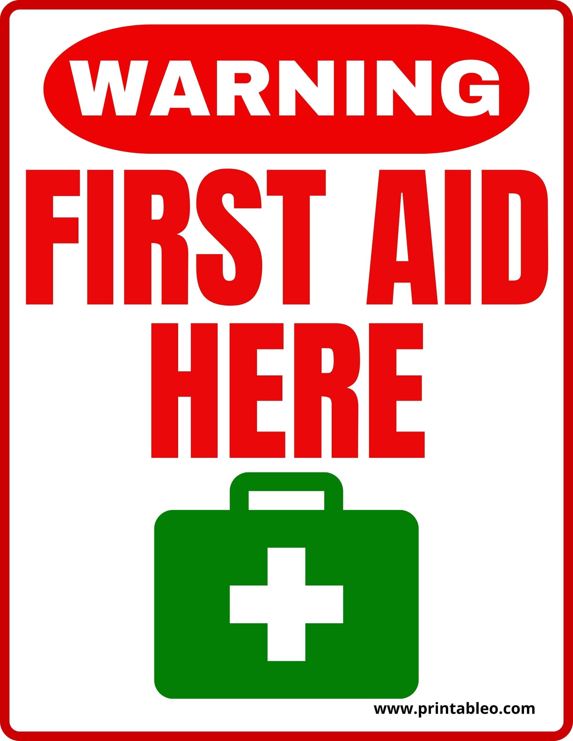33+ First Aid Sign | Download Free Printables