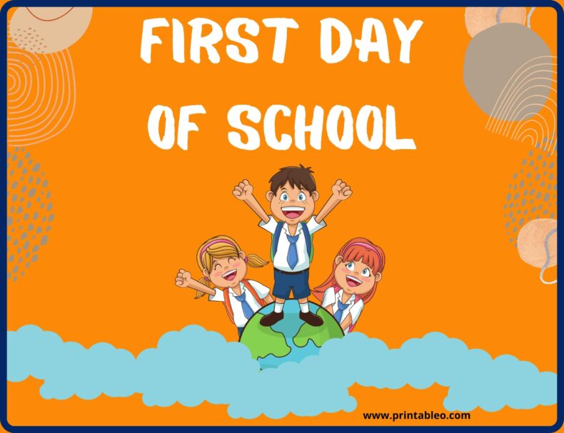 32+ First Day Of School Signs | FREE Printable PDFs