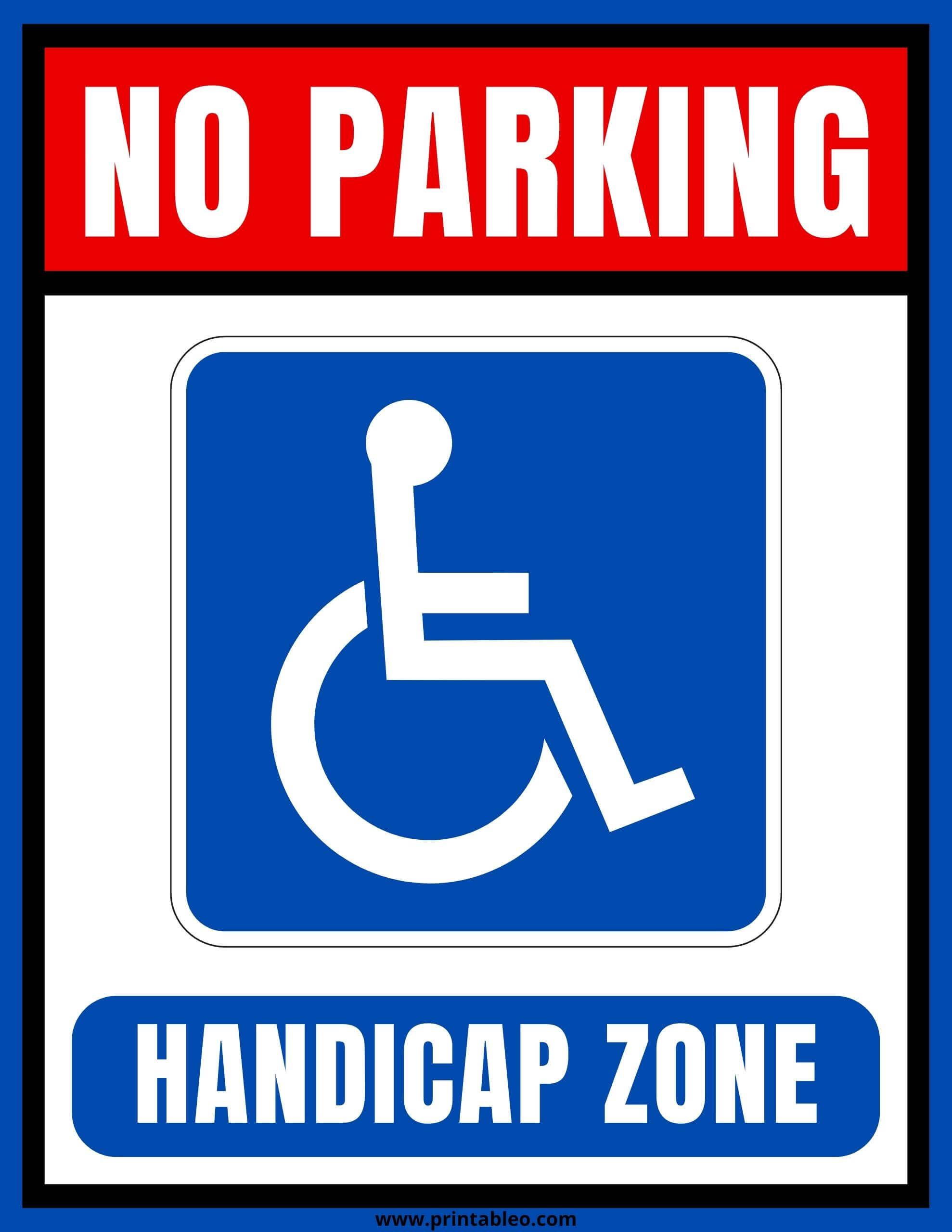 76+ No Parking Sign | Download FREE Printable PDFs