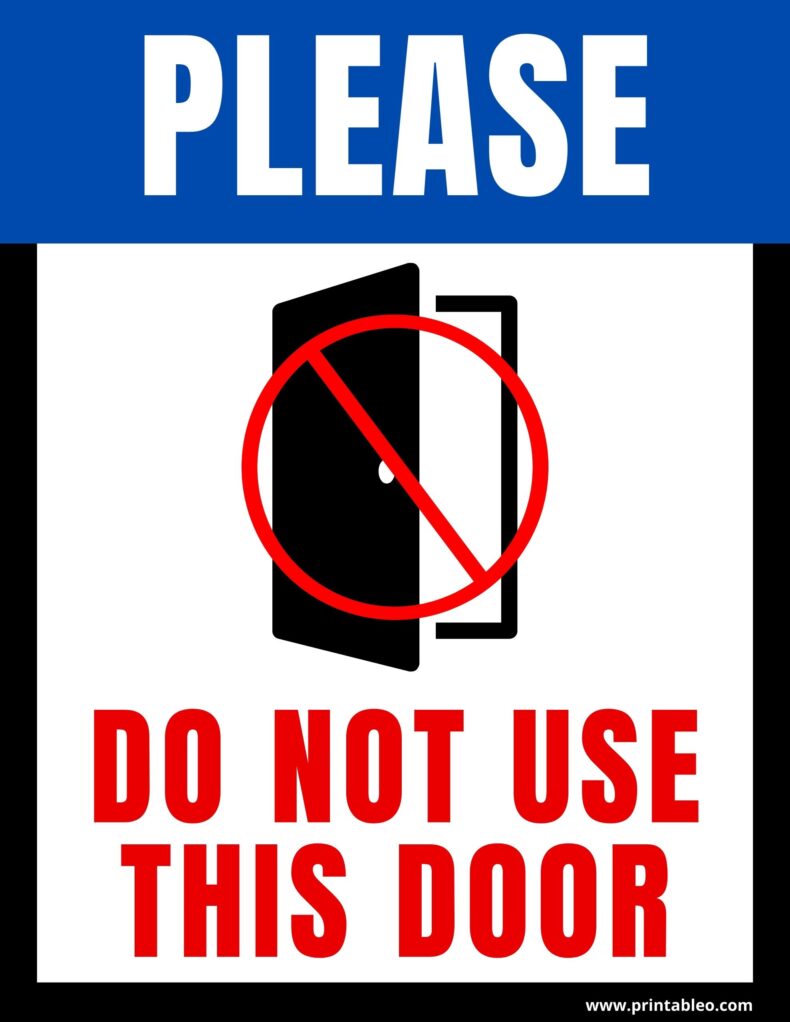 34 Printable Do Not Use Signs Download FREE PDFs