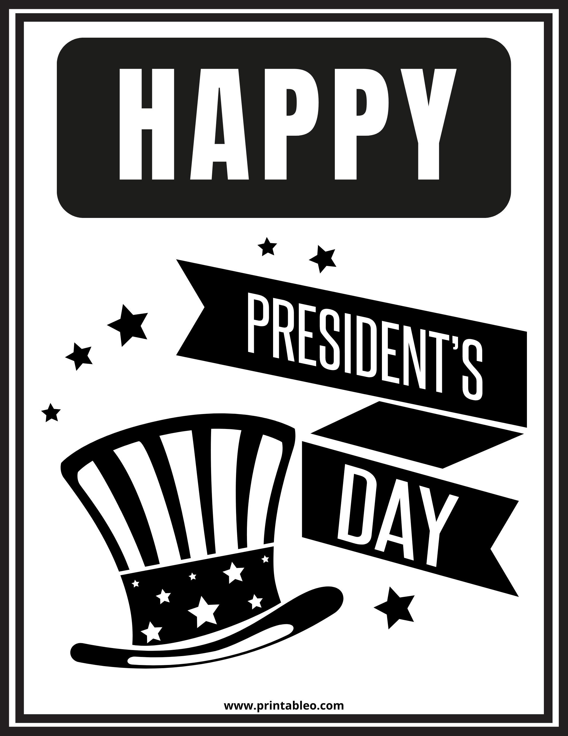 17+ Presidents Day Sign | Printable Open, Closed Sings