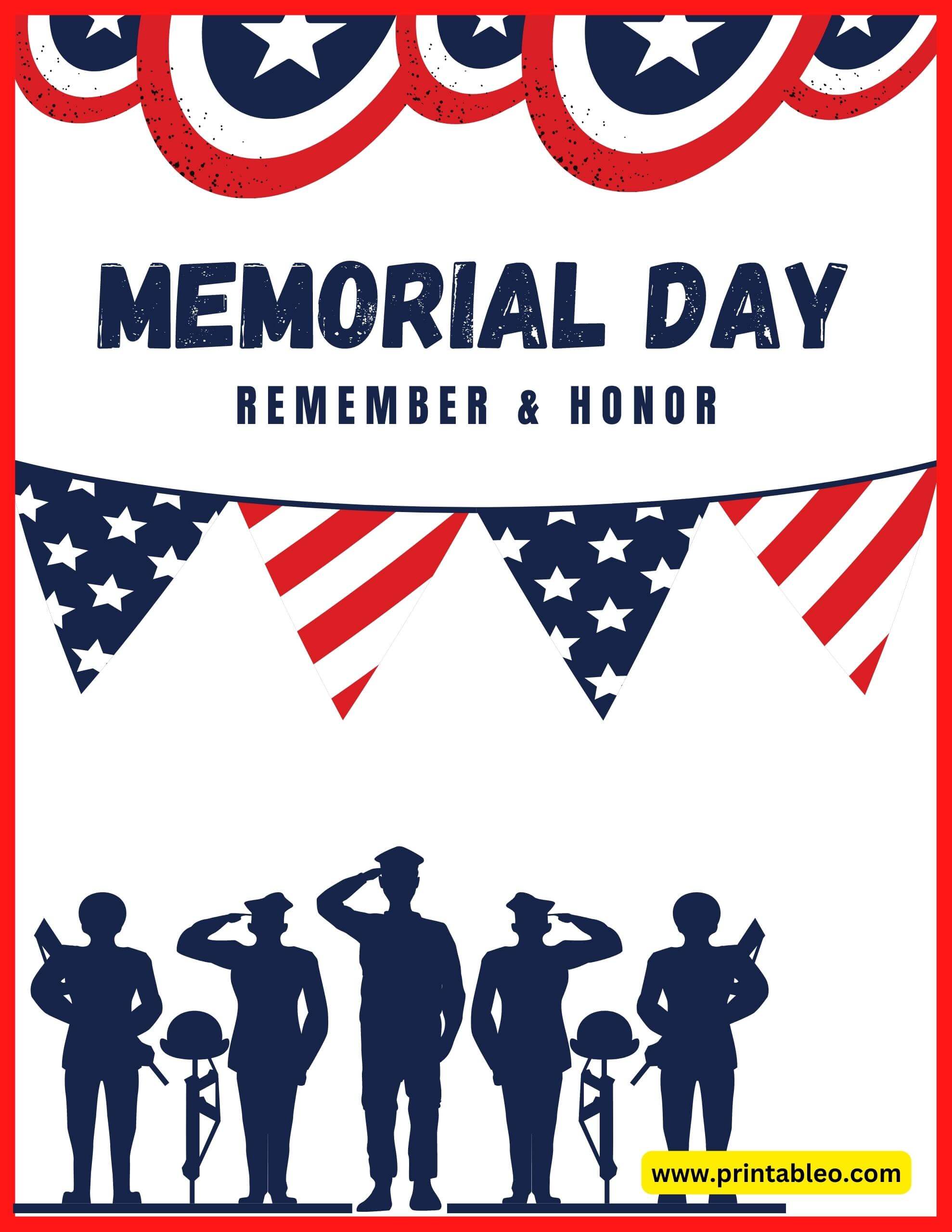 20+ Memorial Day Sign | Printable Open, Closed Signs