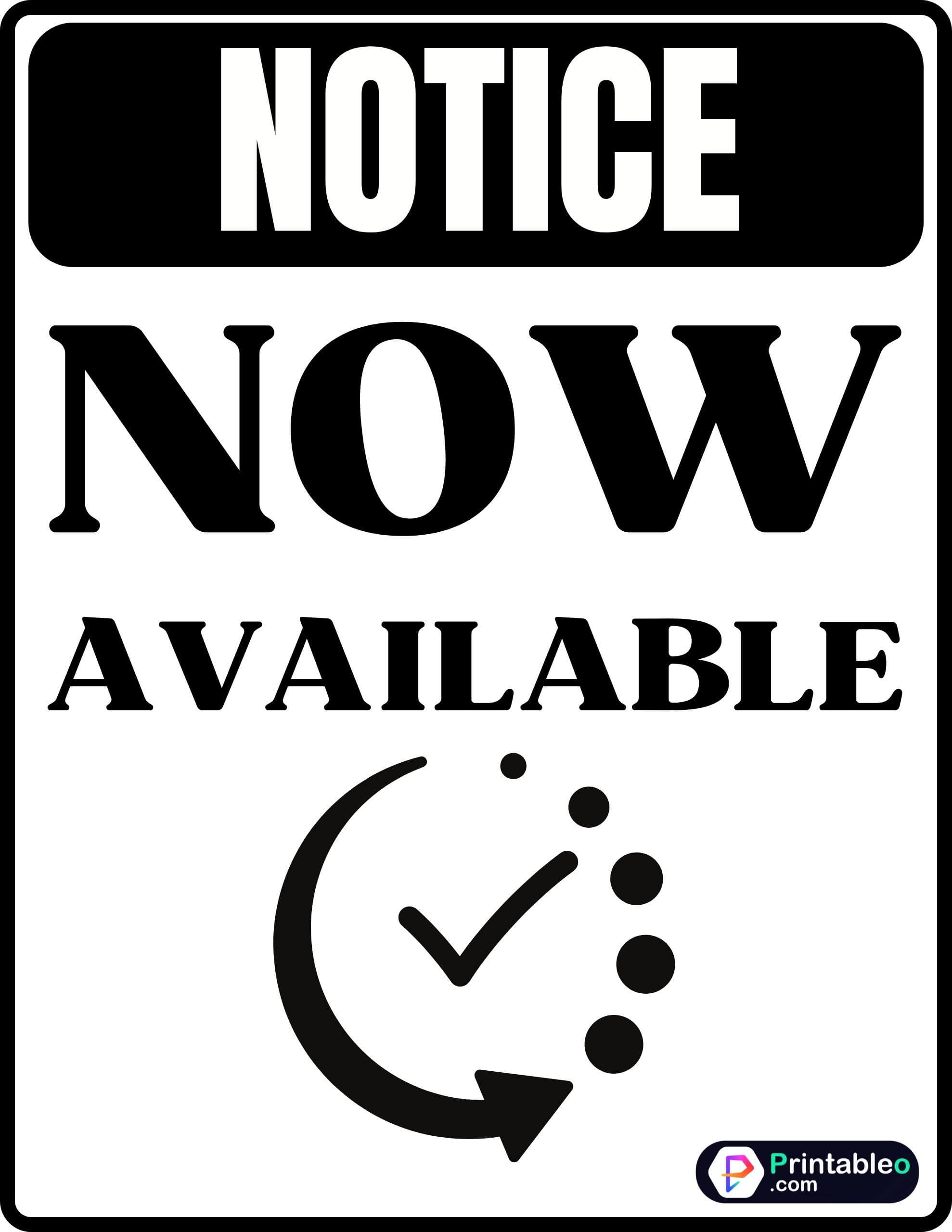30+ Printable Available Sign - Printableo.Com