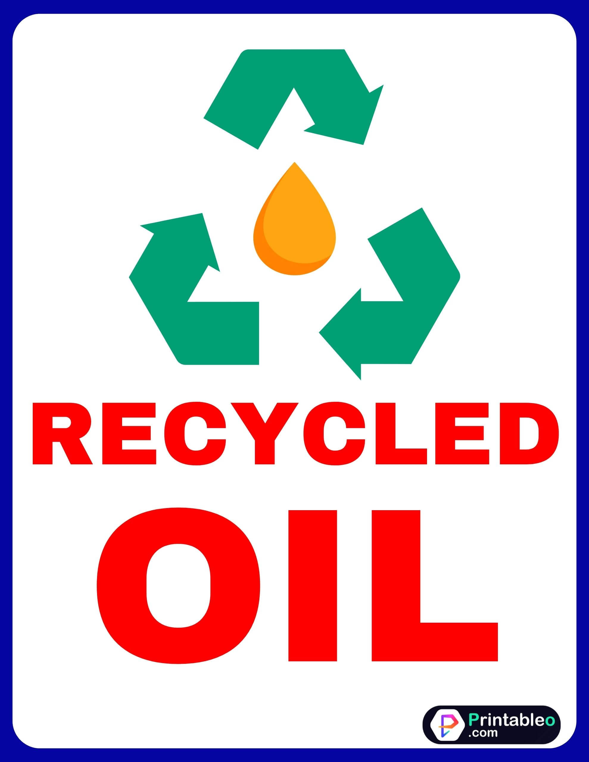 33+ Printable Recycle Signs - Printableo.Com