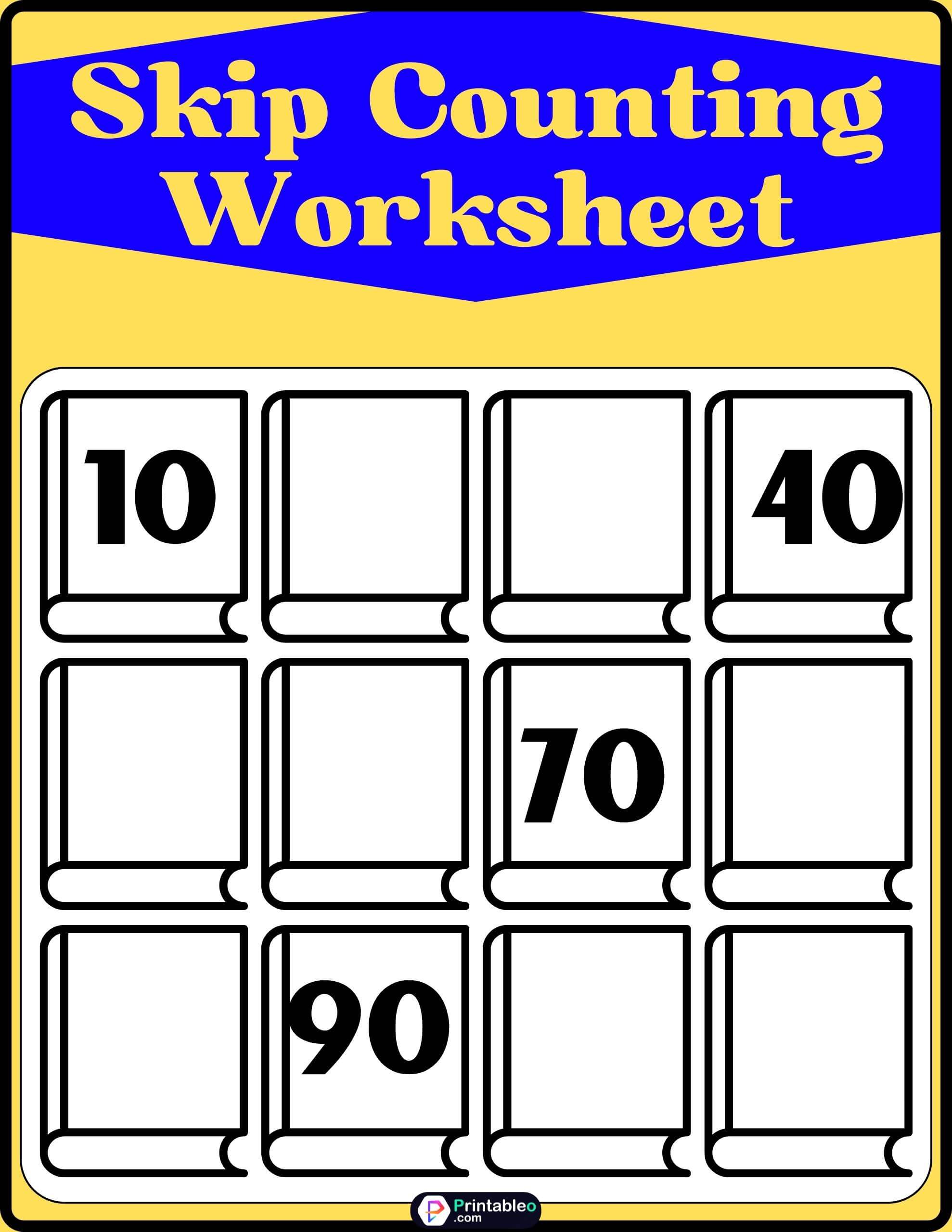 40+ Skip Counting Worksheets (Download FREE Printable PDFs)