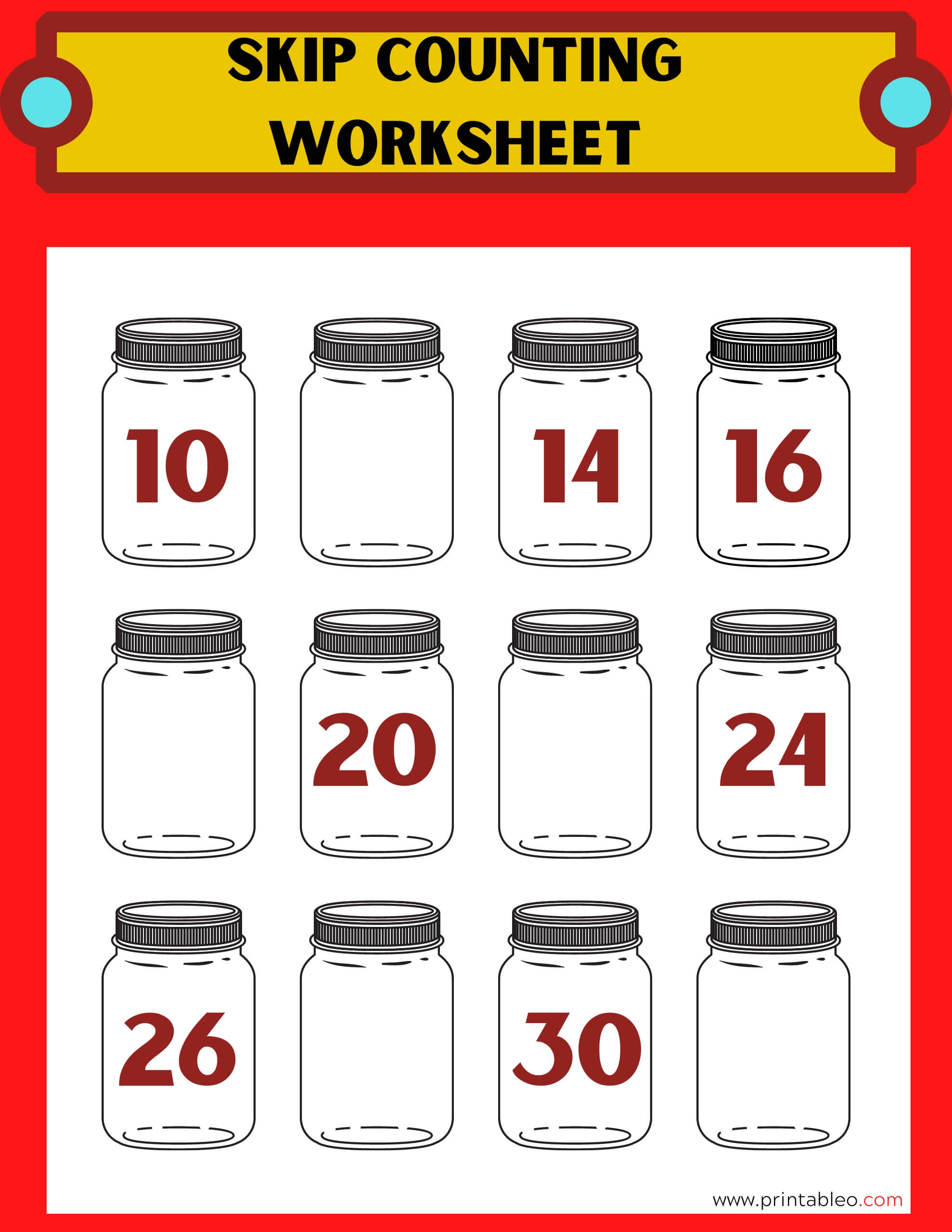 40+ Skip Counting Worksheets (Download FREE Printable PDFs)