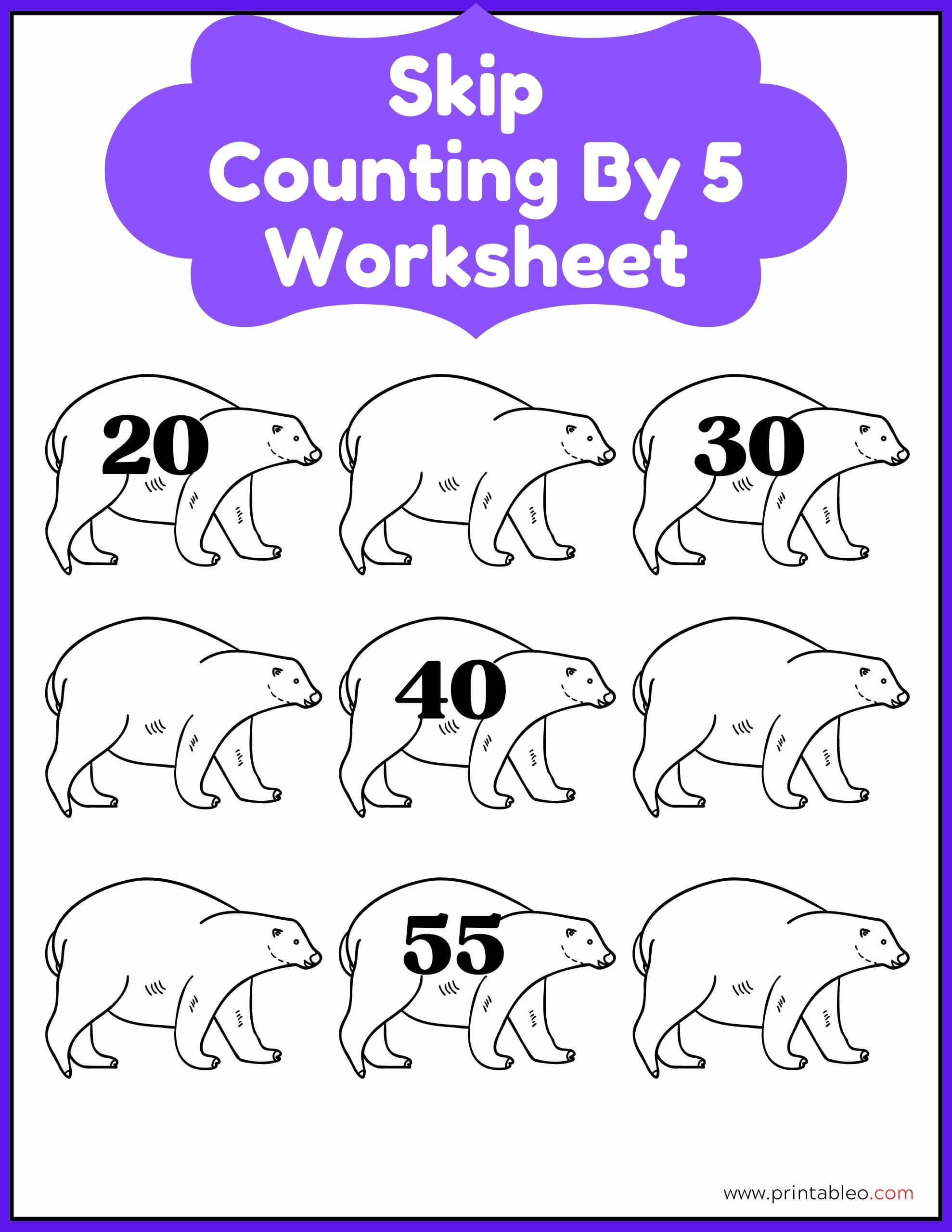 40+ Skip Counting Worksheets (Download FREE Printable PDFs)