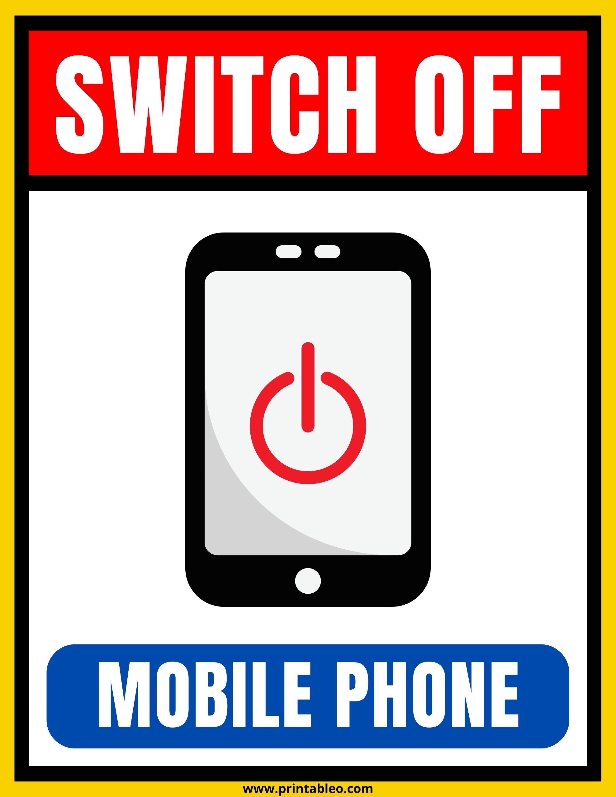 45+ Printable No Cell Phone Signs | Download Free PDFs