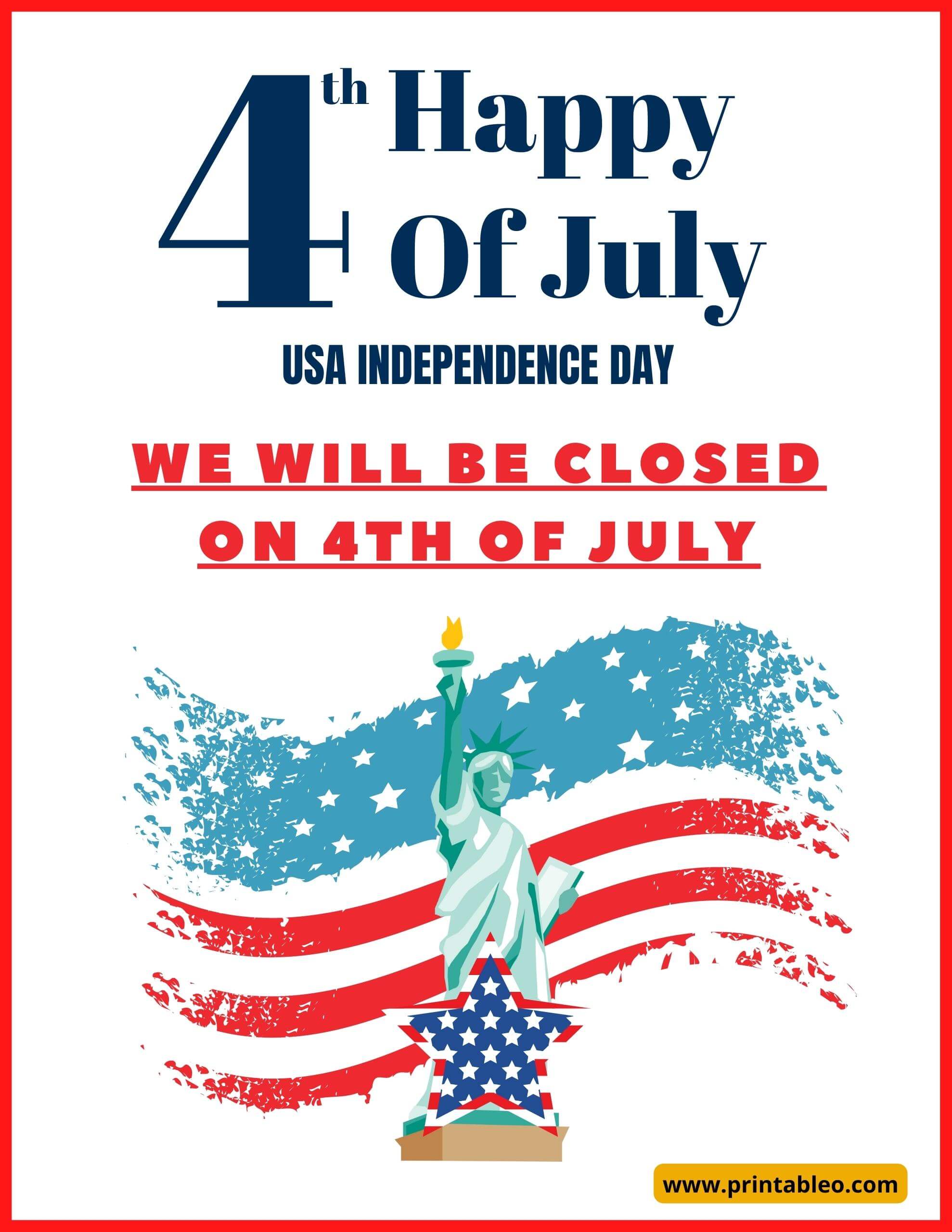 17+ 4th Of July Sign | Printable Open, Closed Sings