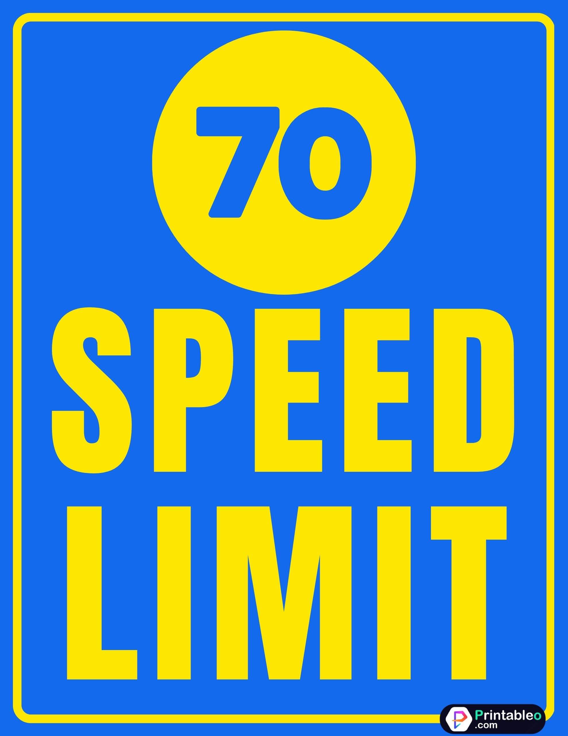 40+ Speed Limit Sign - Printableo.Com