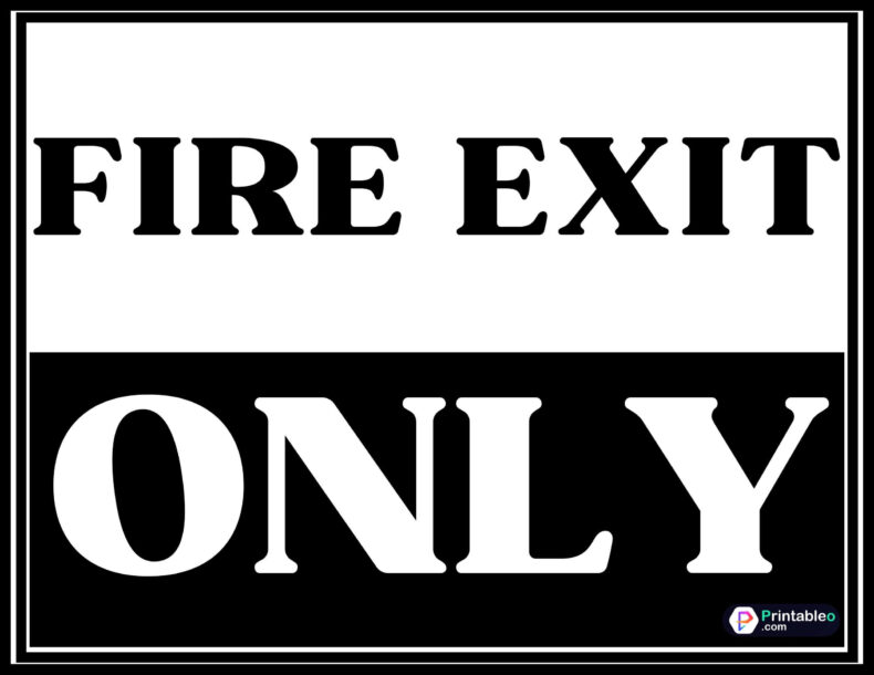 12+ Printable Fire Exit Sign | Download FREE PDFs