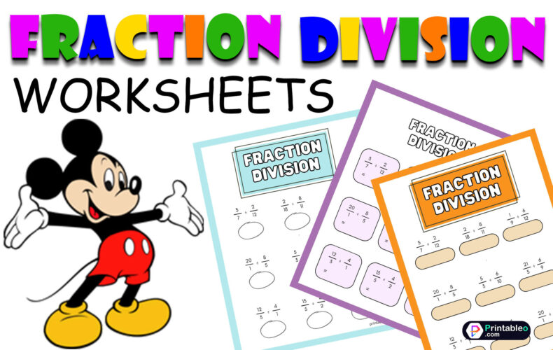 25 Fraction Division Worksheet Printableo Com 25 Fraction Division Worksheet Printableo Com