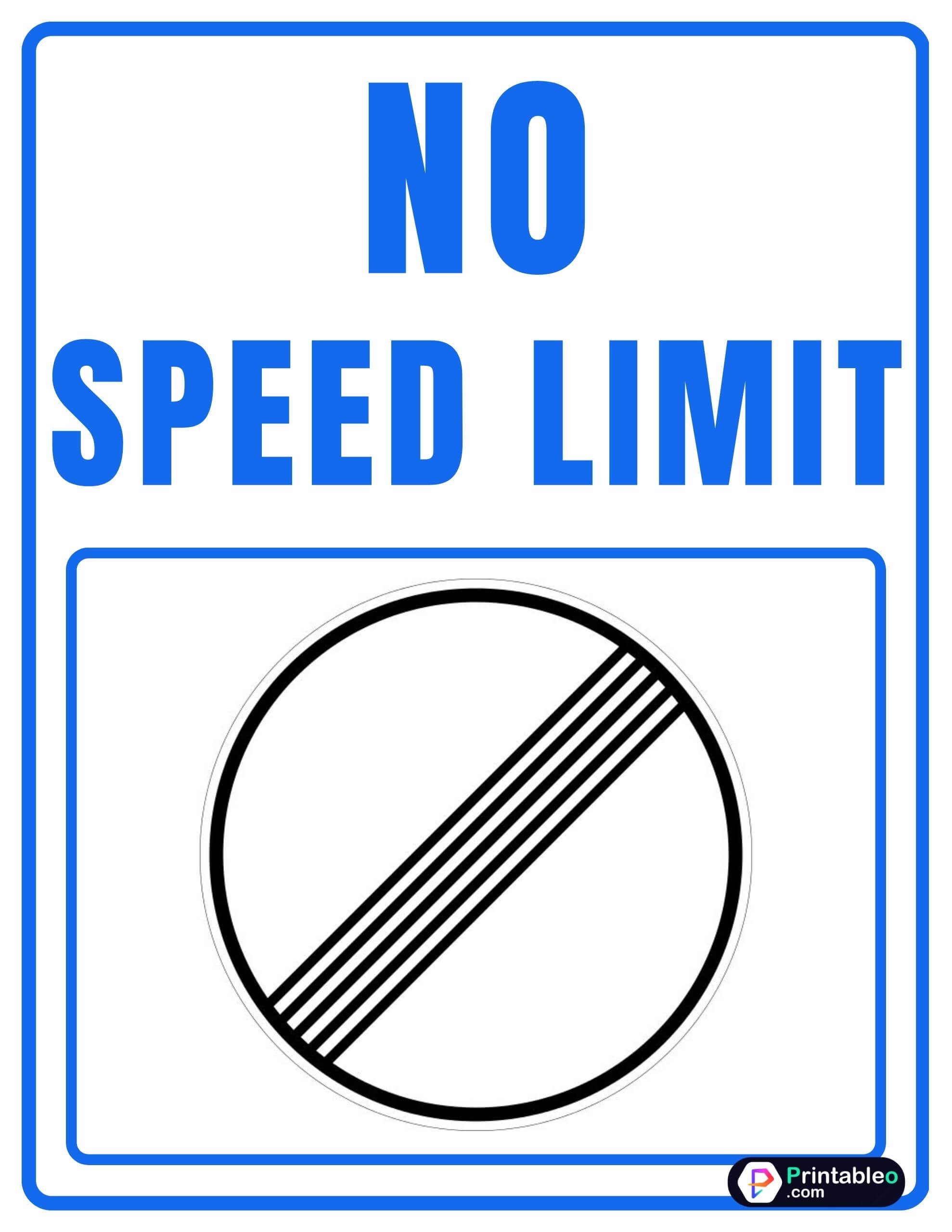 40+ Speed Limit Sign - Printableo.Com