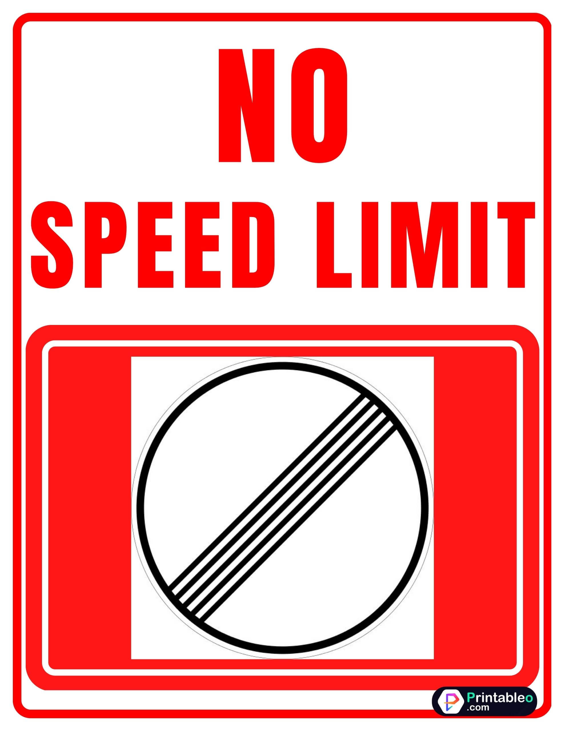 40+ Speed Limit Sign - Printableo.Com