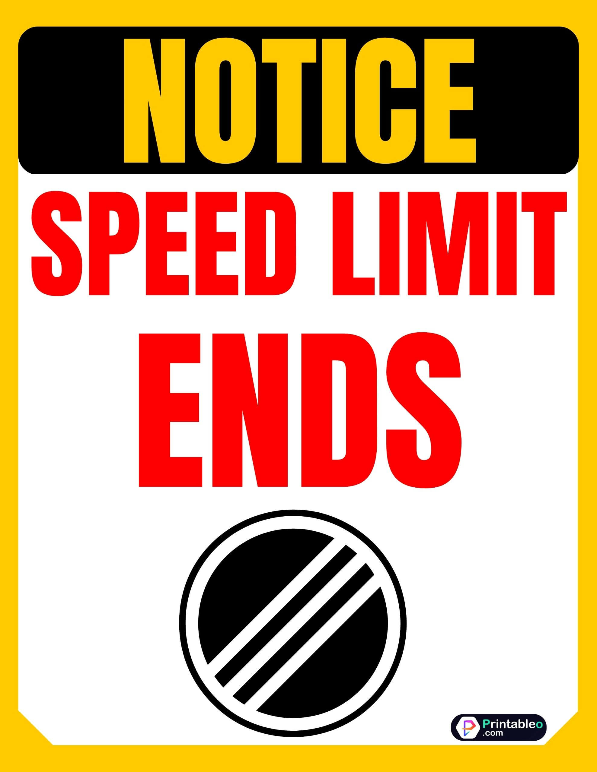 40+ Speed Limit Sign - Printableo.Com