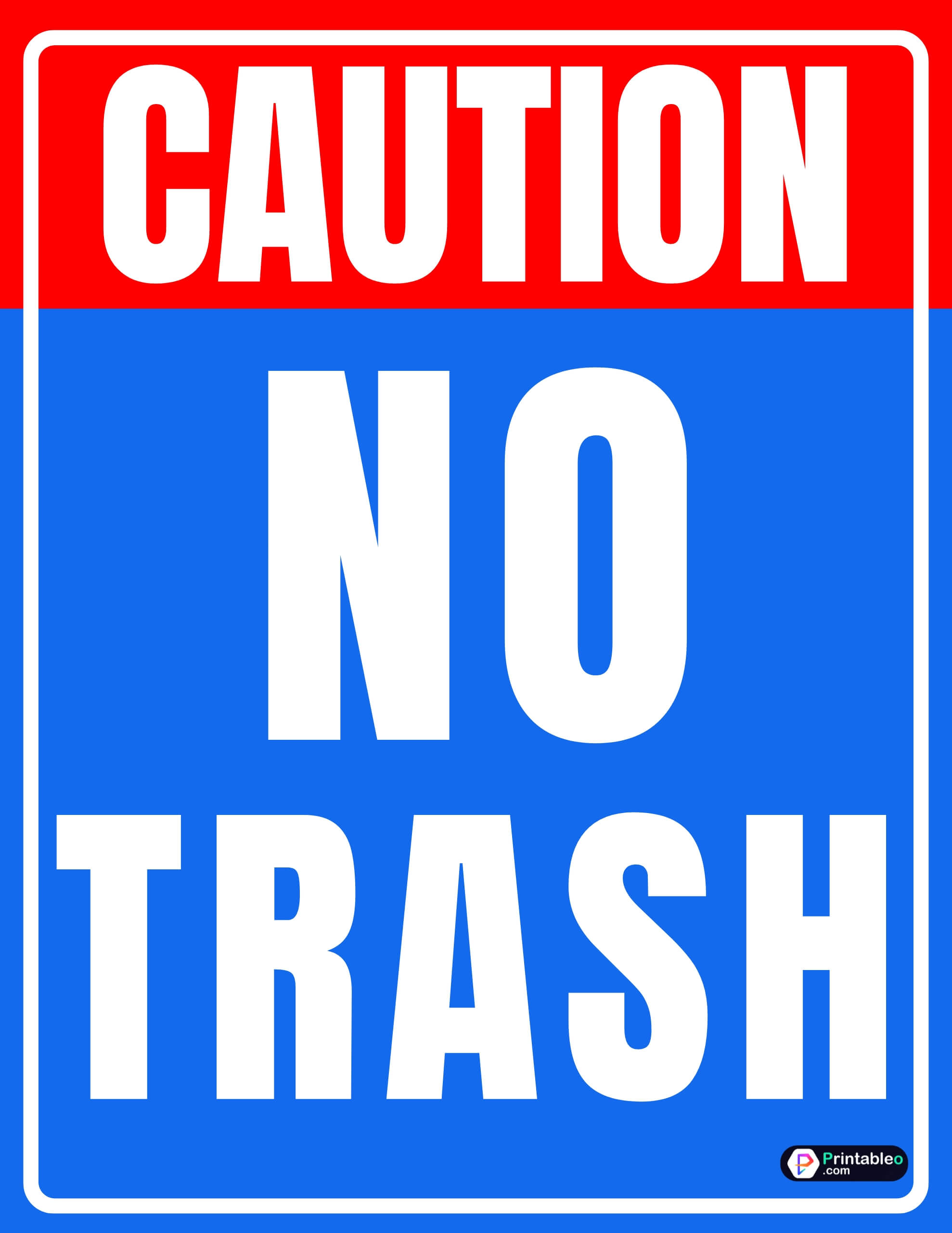 22+ Trash Can Sign | Download FREE Printable Templates