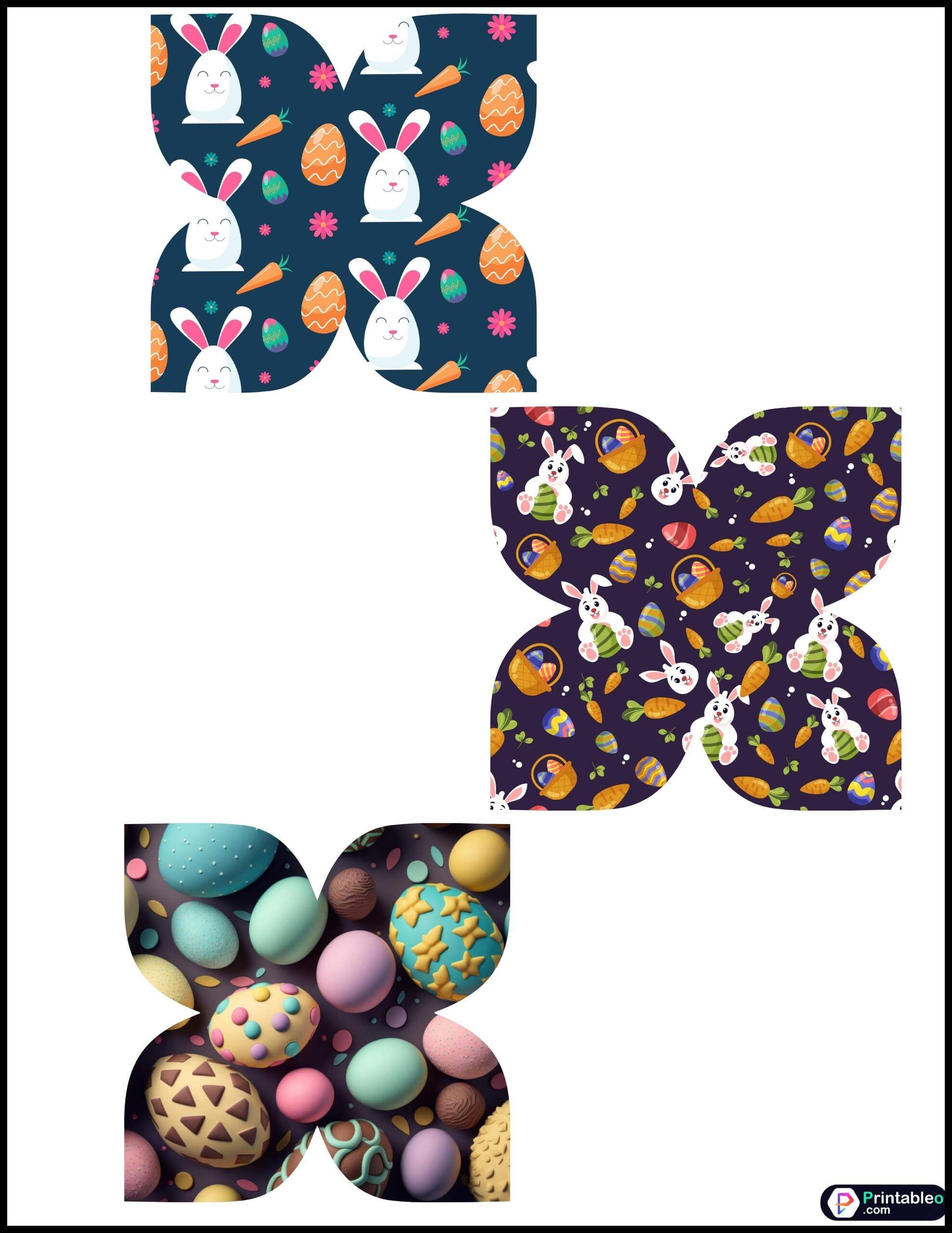 103+ Printable Easter Art ( Cross, Tags, Border, Coloring Pages)