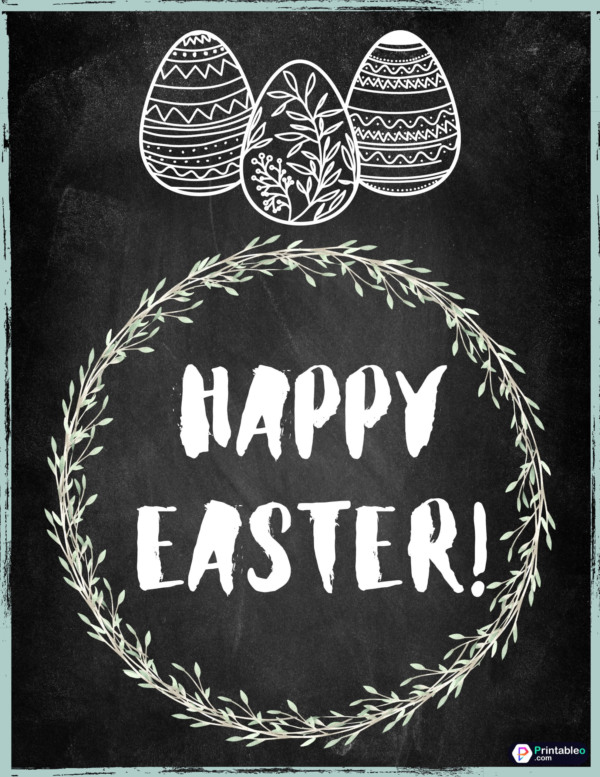 10+ Free Printable Easter Chalkboard Art & Ideas