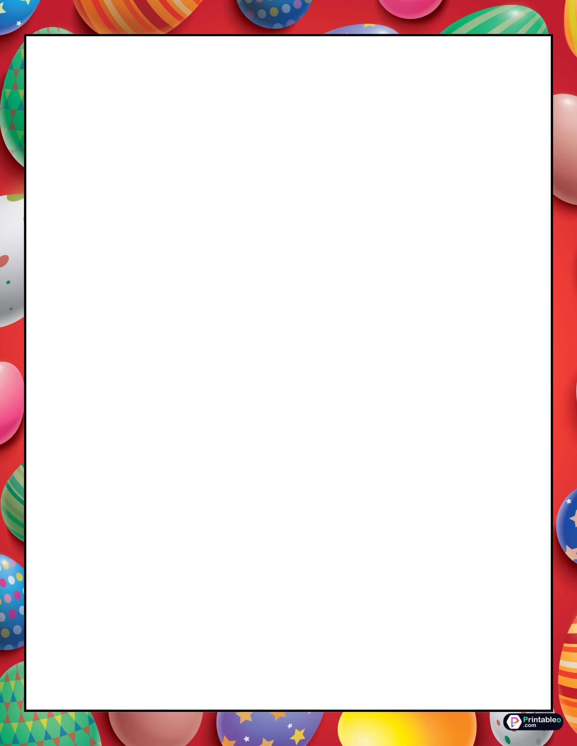 30+ Printable Easter Borders - Printableo.Com