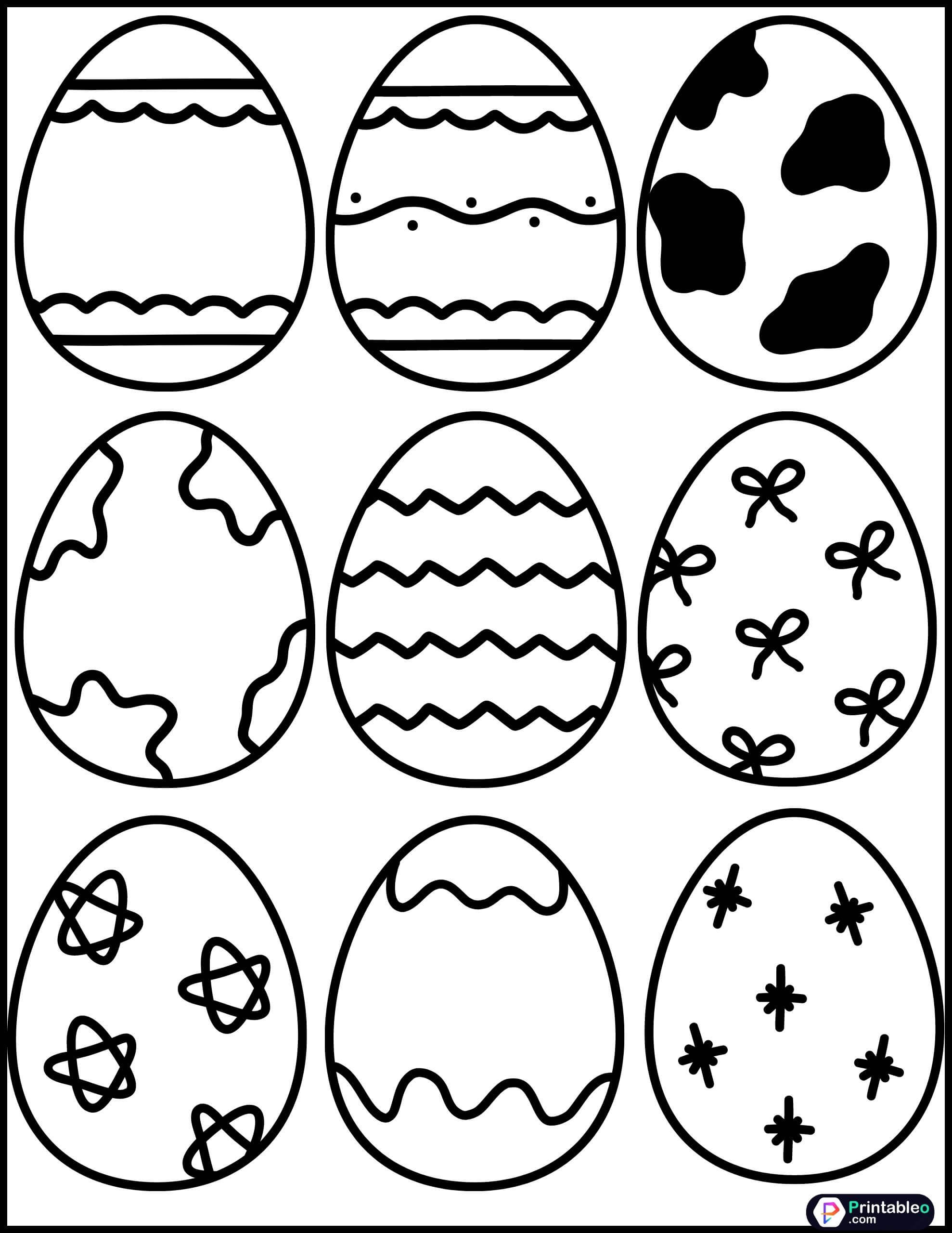 21+ Cute Easter Coloring Pages - Printableo.Com