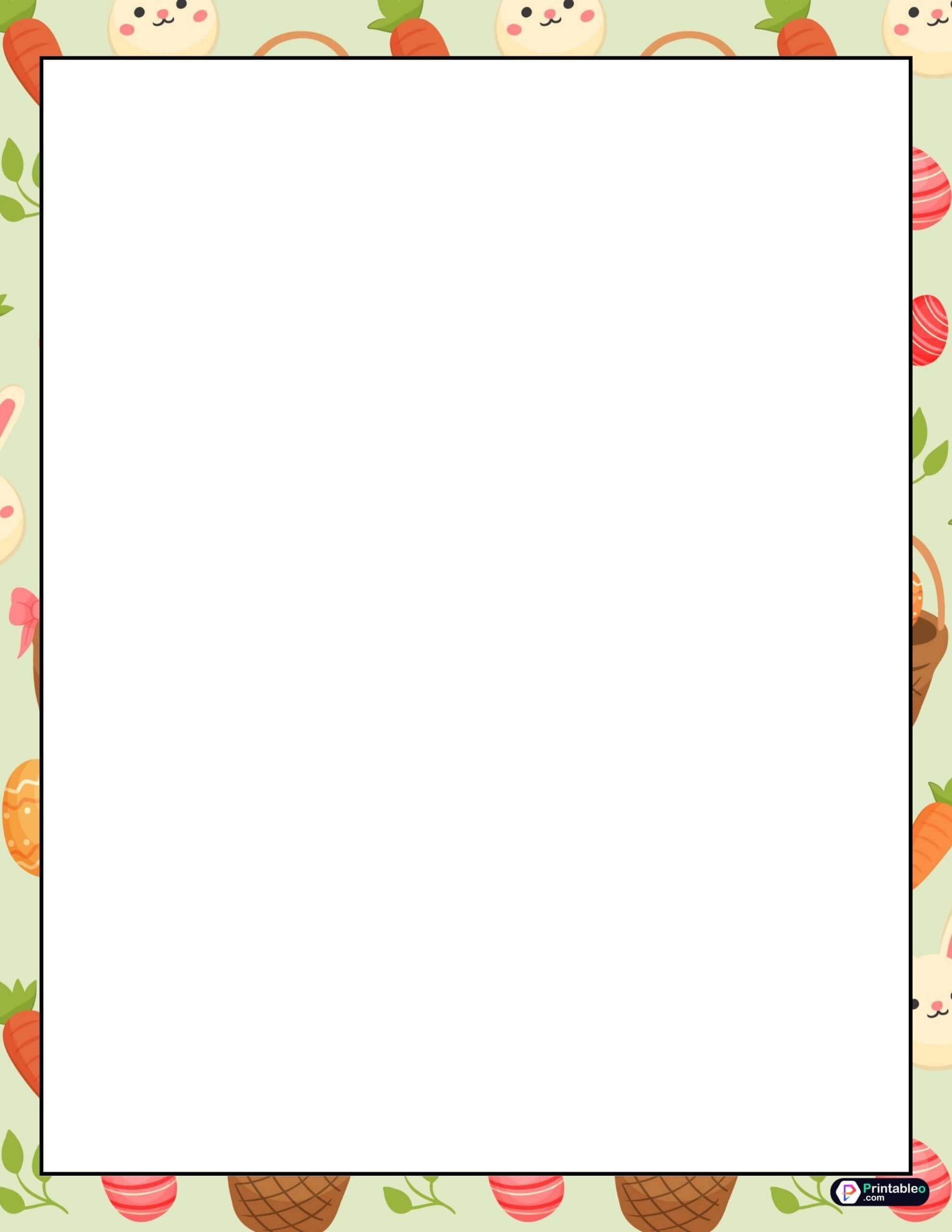 30+ Printable Easter Borders - Printableo.Com