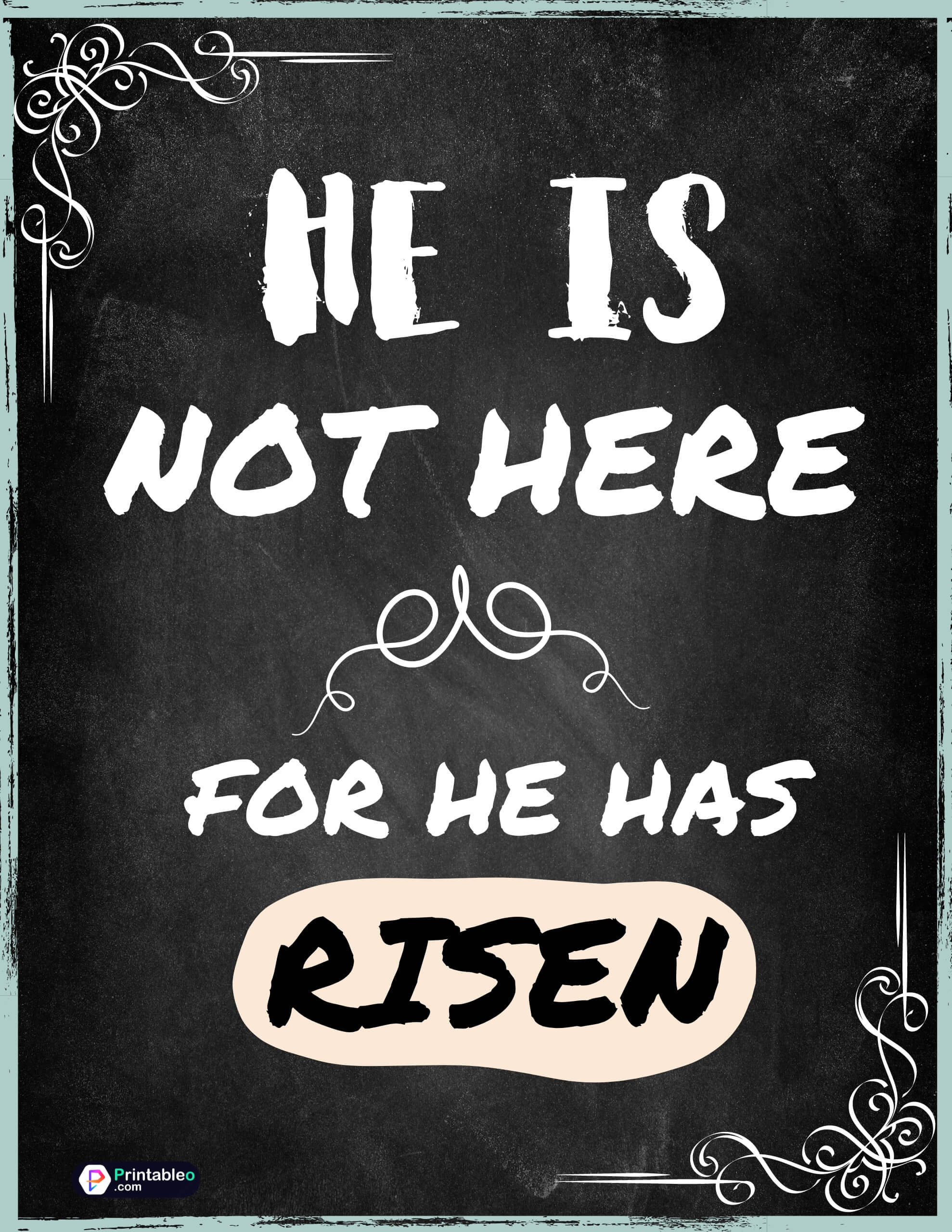 10+ Free Printable Easter Chalkboard Art & Ideas