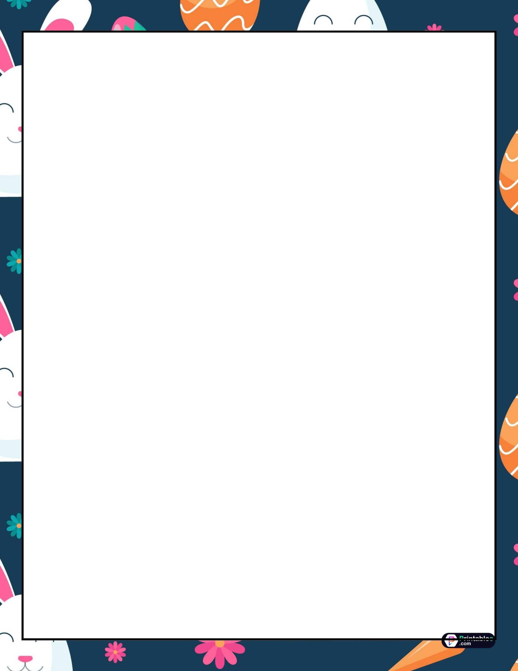 30+ Printable Easter Borders - Printableo.Com